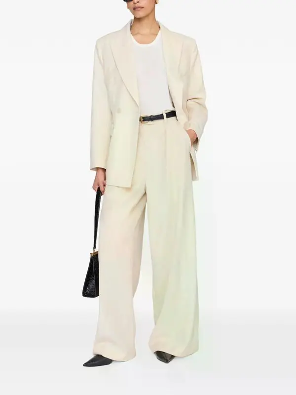 ANINE BING Tiphaine Double-breasted Blazer - Neutrals