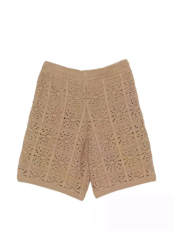 Maison Labiche Knitted Drawstring Shorts