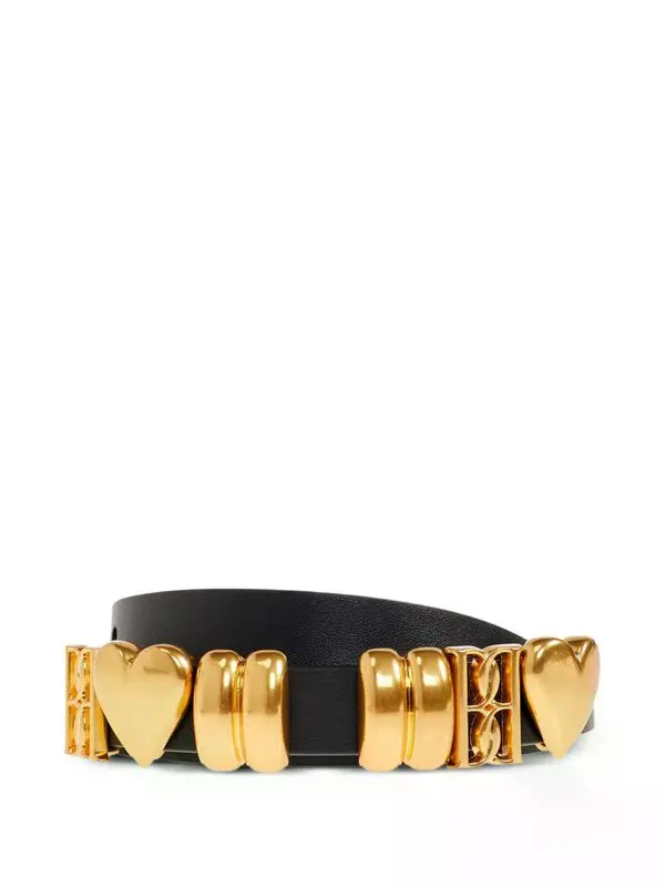 BY MALENE BIRGER Ounlas Heart-detail Belt - Black
