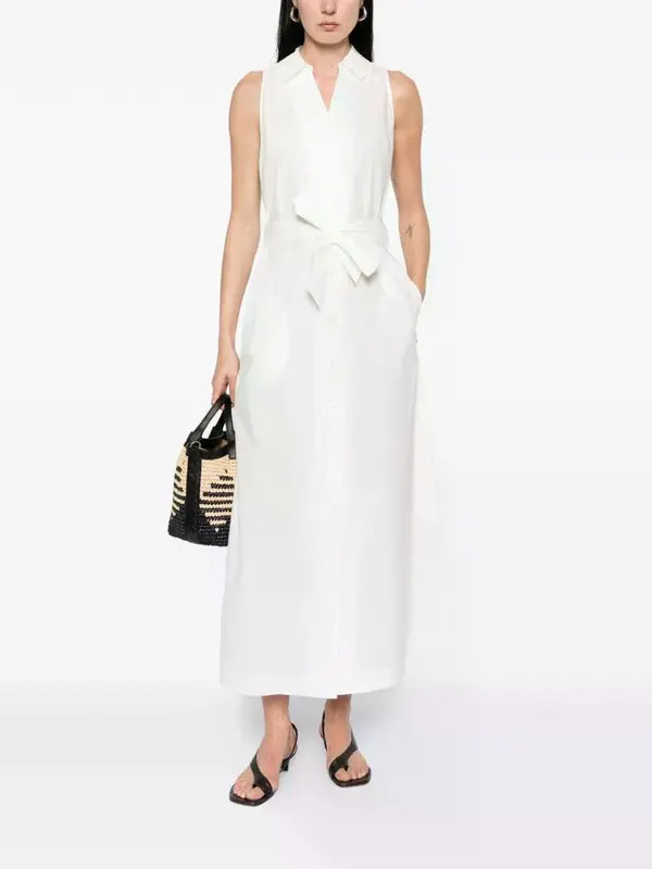 Woolrich Buttoned Midi Dress - Neutrals