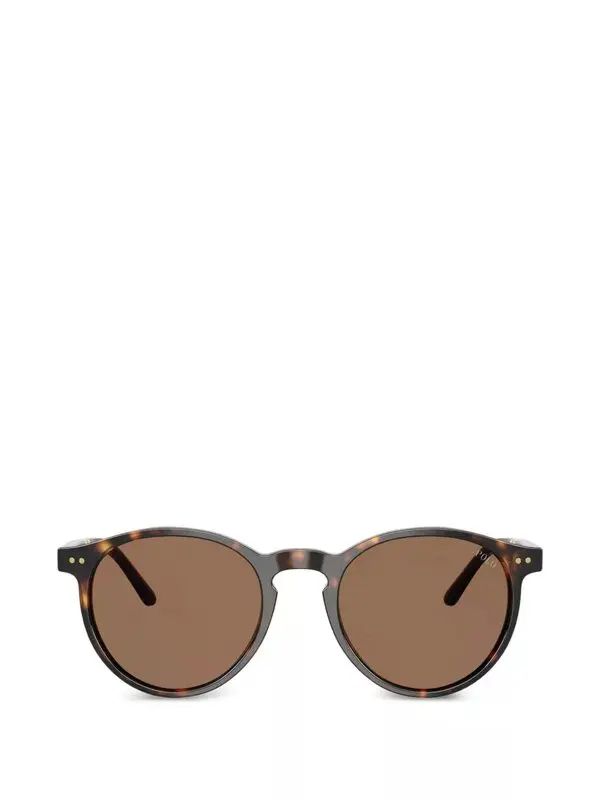 POLO RALPH LAUREN EYEWEAR Round-frame Sunglasses - Brown