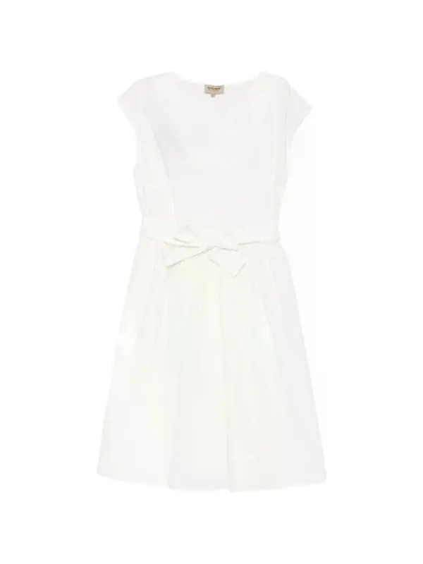 Woolrich Bow Midi Dress - Neutrals