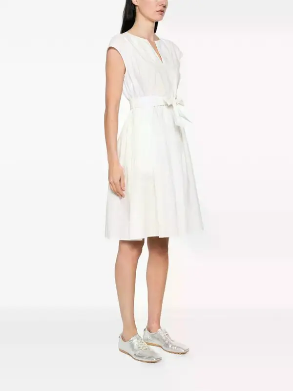 Woolrich Bow Midi Dress - Neutrals