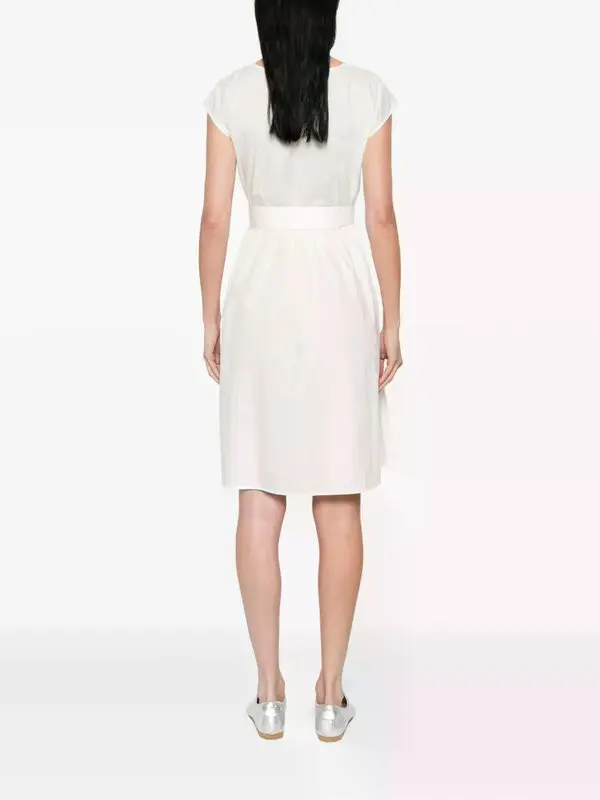 Woolrich Bow Midi Dress - Neutrals