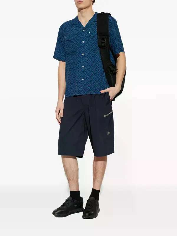 Moose Knuckles Patterned Shirt - Blue