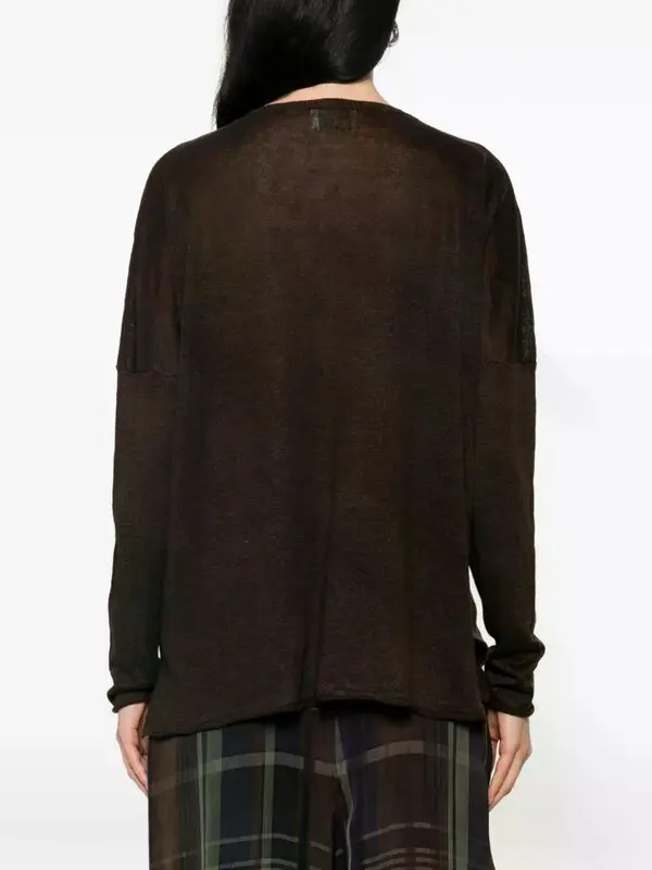 BEYOU V-neck Long Sleeve Sweater