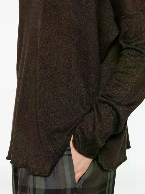 BEYOU V-neck Long Sleeve Sweater