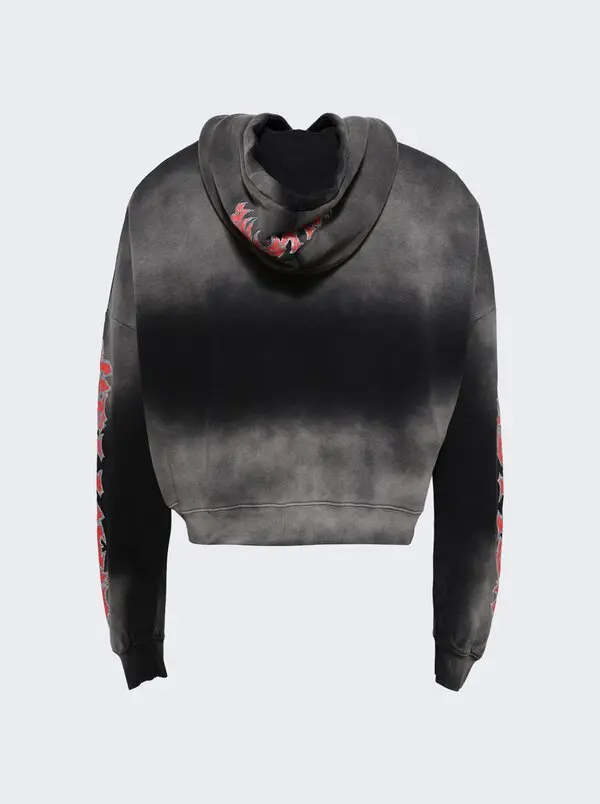 HELLSTAR Stars Shine Graffiti Hoodie - Black