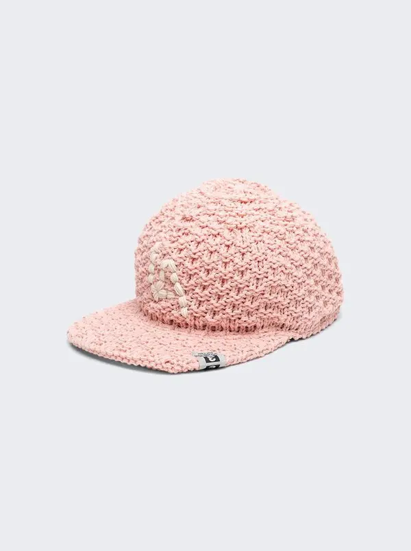 Mihara Yasuhiro Embroidered Logo Knit Cap - Pink