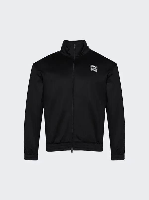 Vetements Biker Cross Tape Track Zip-up Jacket