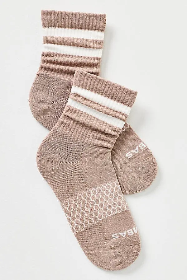 BOMBAS Double-stripe Tube Socks - Natural