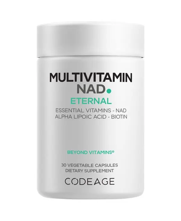 CODEAGE Multivitamin Nad Supplement Nad+ Energy & Healthy Aging Support - No Color