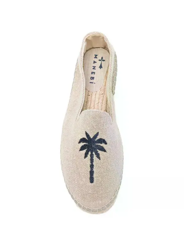 Manebí Palm-detail Flat Espadrilles