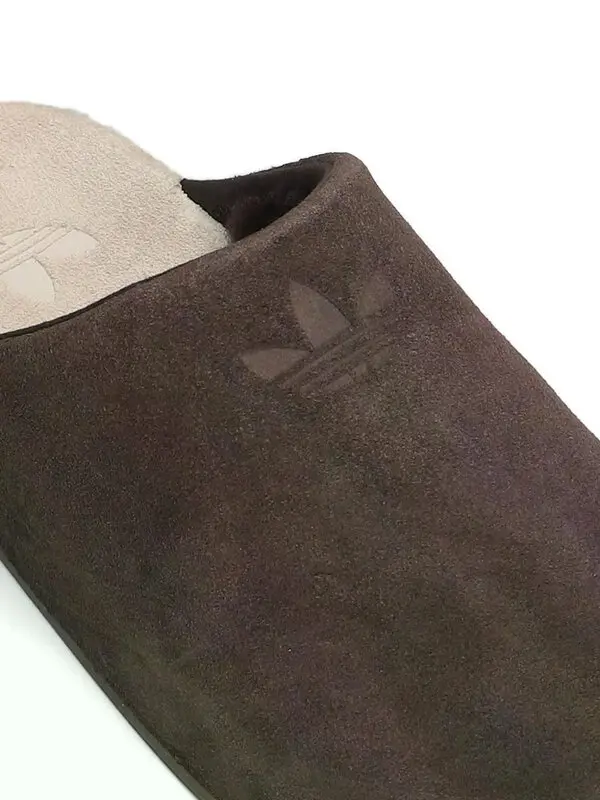 Adidas Adimule Leather Mules - Brown