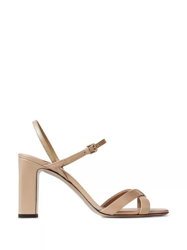 JIMMY CHOO Elsy Block-heel Sandals - Neutrals