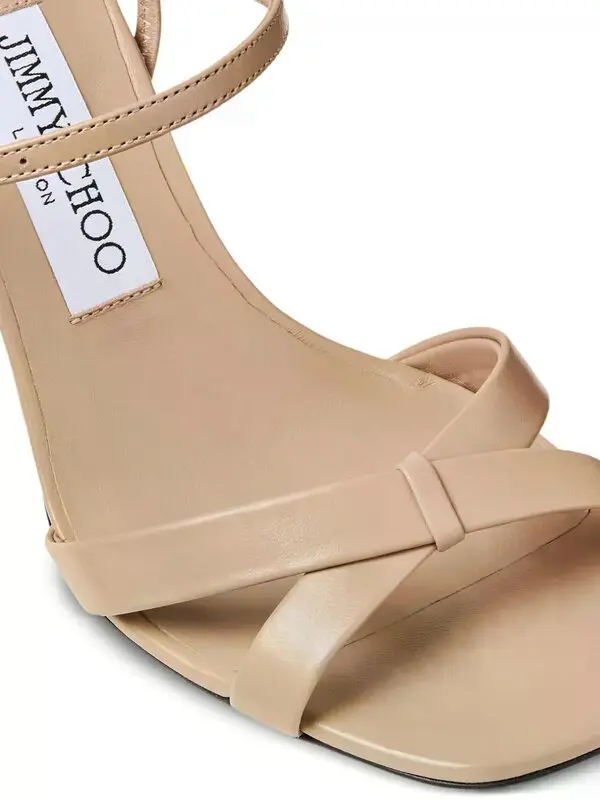 JIMMY CHOO Elsy Block-heel Sandals - Neutrals