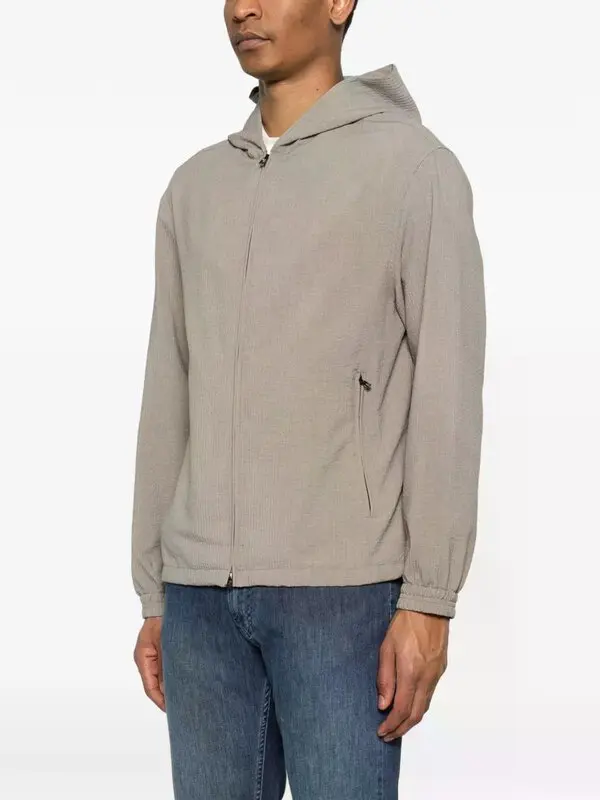 Emporio Armani Hooded Zip-up Jacket