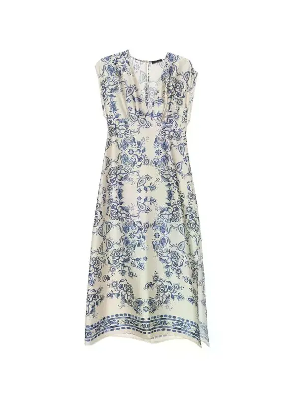 Liu Jo Floral-print Maxi Dress - Neutrals