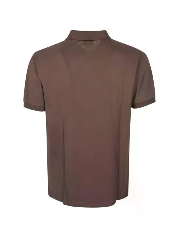 SUN 68 Bandana-collar Polo Shirt - Brown