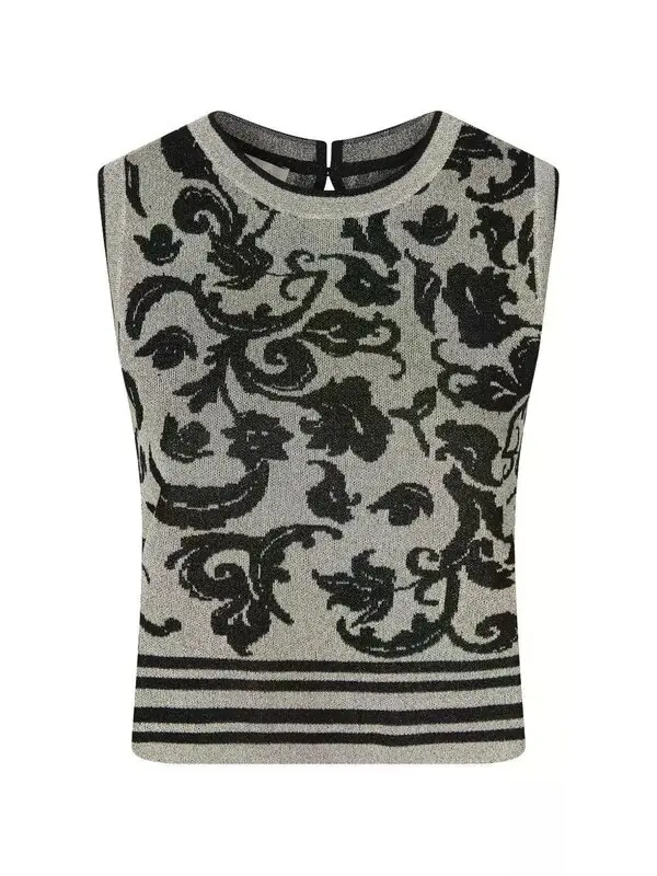 Liu Jo Crew-neck Ribbed-knit Vest