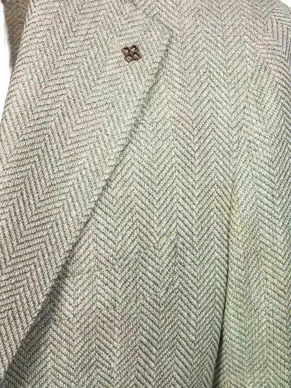 Tagliatore Herringbone Single-breasted Jacket