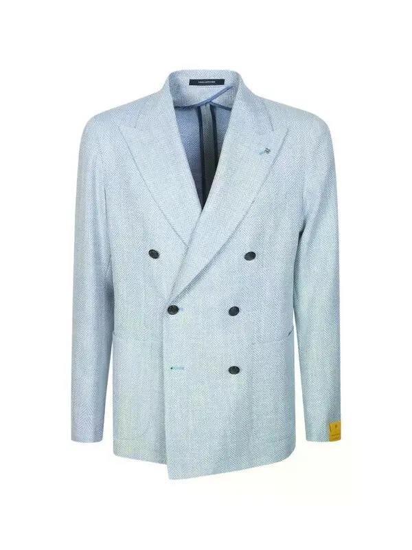 Tagliatore Double-breasted Blazer - Blue