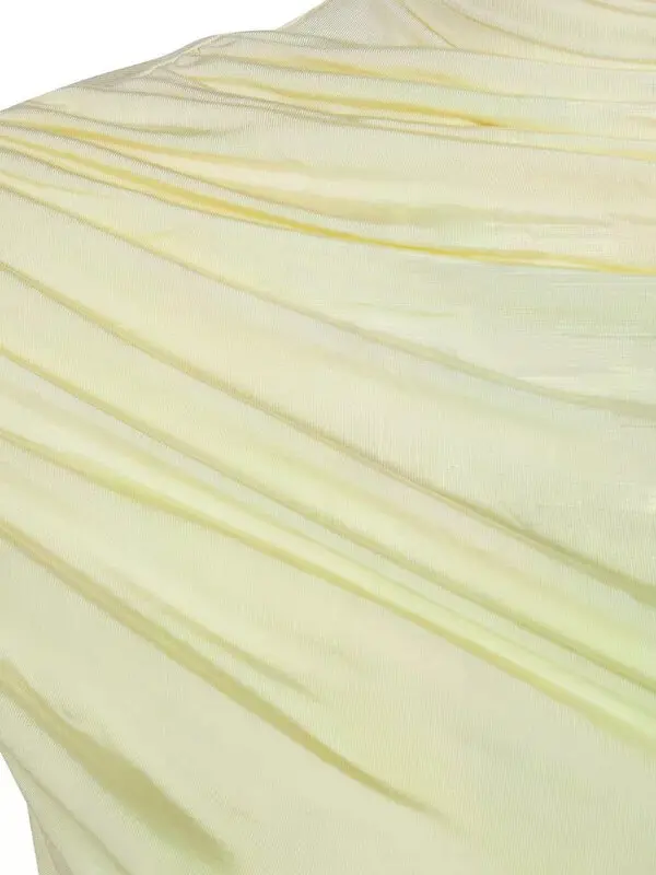 SELF-PORTRAIT Jersey Draped Maxi Dress