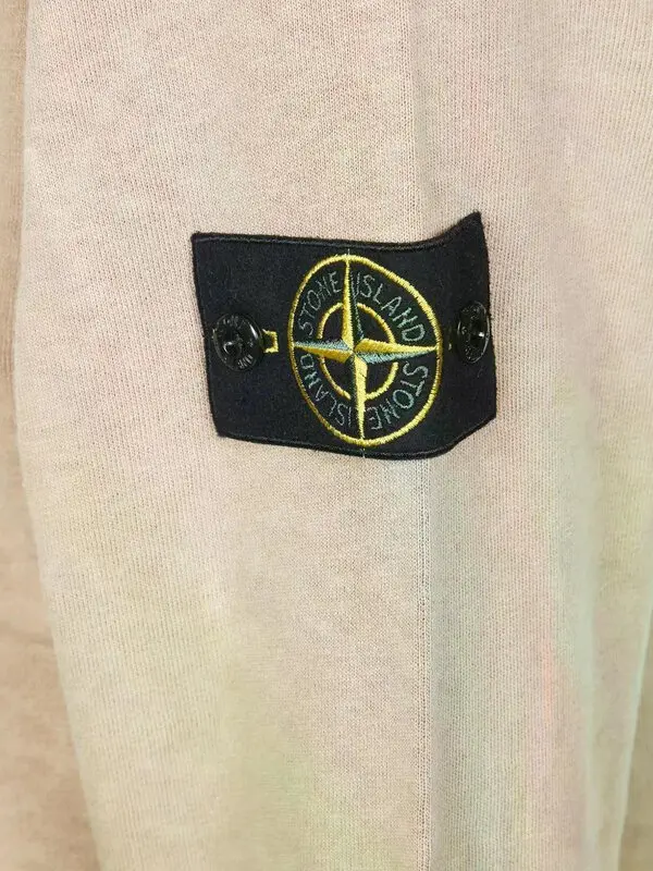 Stone Island Logo-patch Crew-neck Sweatshirt
