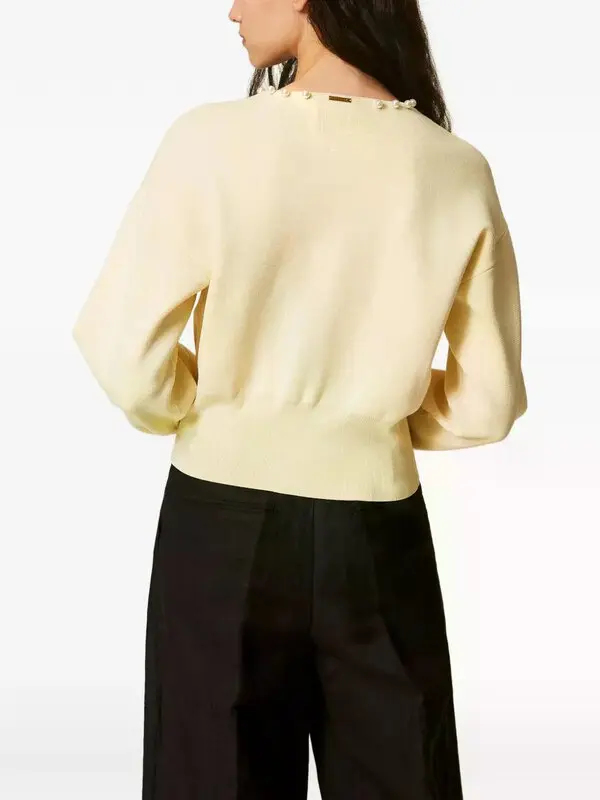 TWINSET Pearl-embellished Cardigan