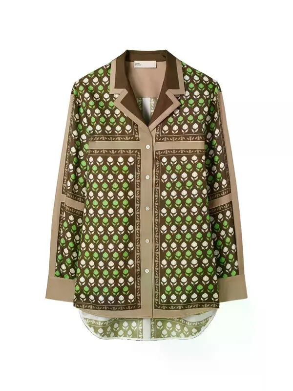 Tory Burch Silk Twill Top