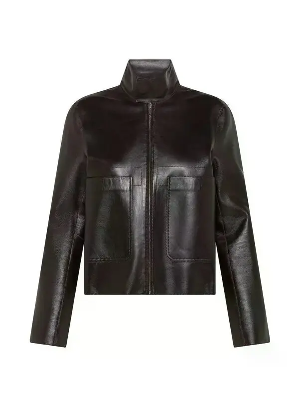 Seventy Leather Zip Jacket