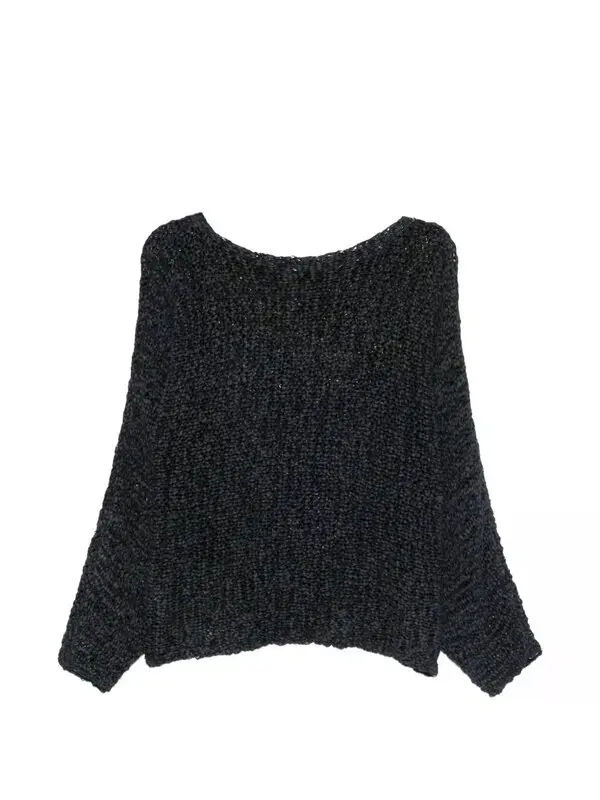 HAIKURE Jenna Open-knit Sweater - Grey