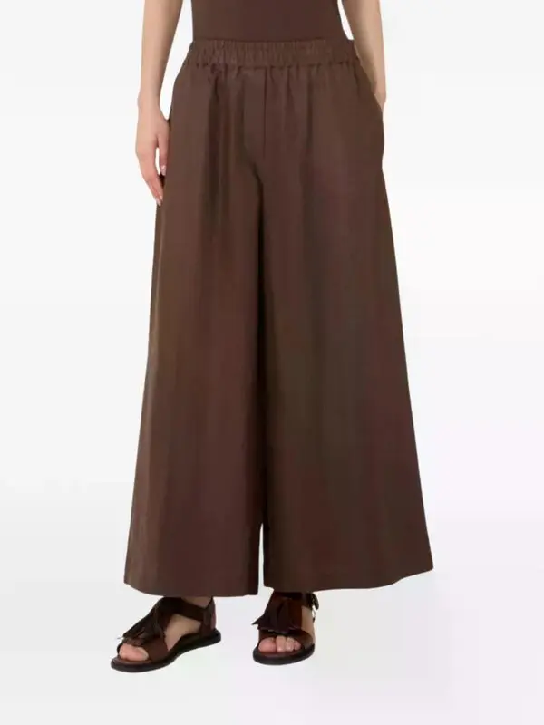 Max Mara Elasticated-waist Palazzo Pants