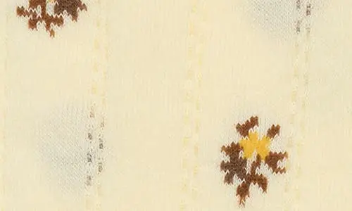 CASA CLARA Winona Floral Pointelle Crew Socks
