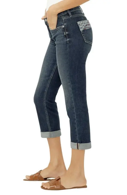 SILVER JEANS CO. Suki Americana Curvy Mid-rise Capri Jeans - Dreamscape