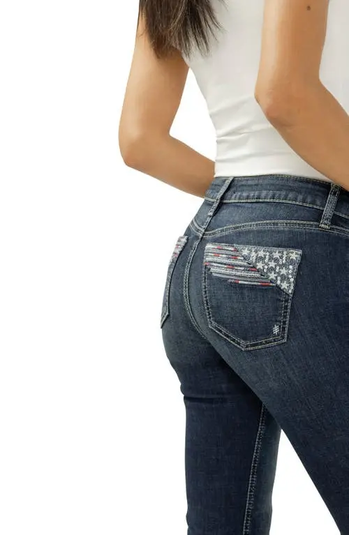 SILVER JEANS CO. Suki Americana Curvy Mid-rise Capri Jeans - Dreamscape