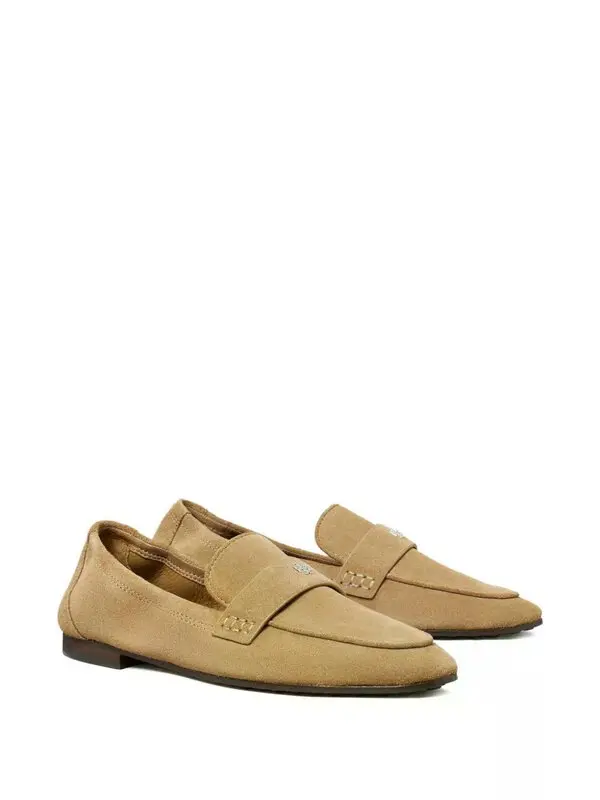 Tory Burch Appliqué Suede Ballet Loafers