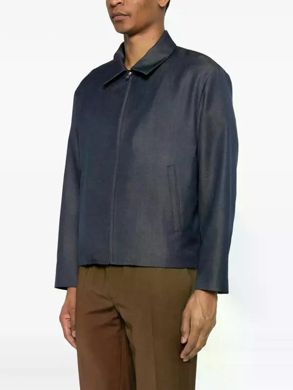 Sandro Zipped Shirt Jacket
