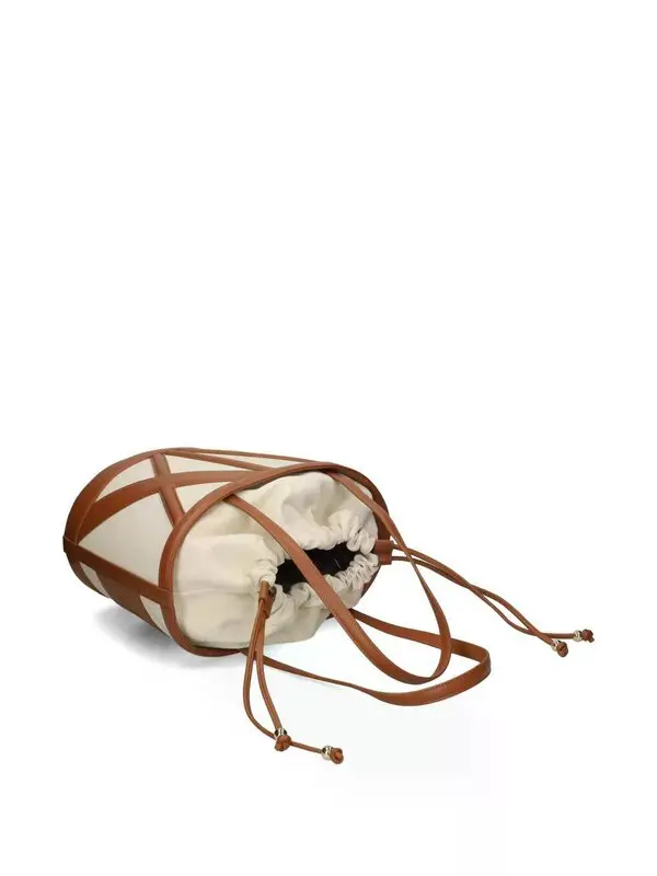 Armani Exchange Drawstring-closure Bucket Bag - Neutrals