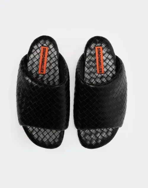 SIMONMILLER Woven Bubble Slide Sandals
