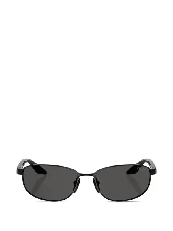 Prada Oval-frame Sunglasses - Black