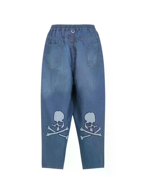 MASTERMIND WORLD Skull-appliqué Jeans