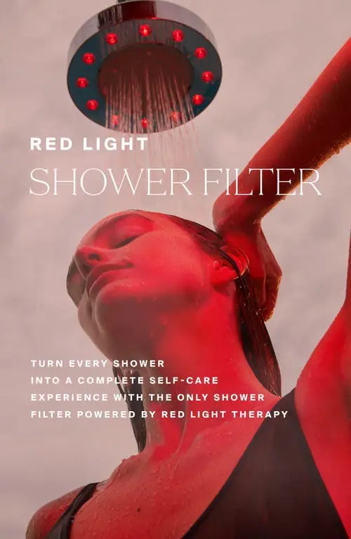 HIGHERDOSE Red Light Shower Filter - Chrome