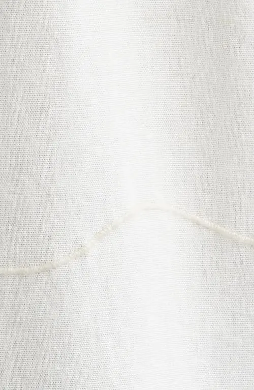 WAX LONDON Didicot Summer Appliqué Cotton & Linen Camp Shirt