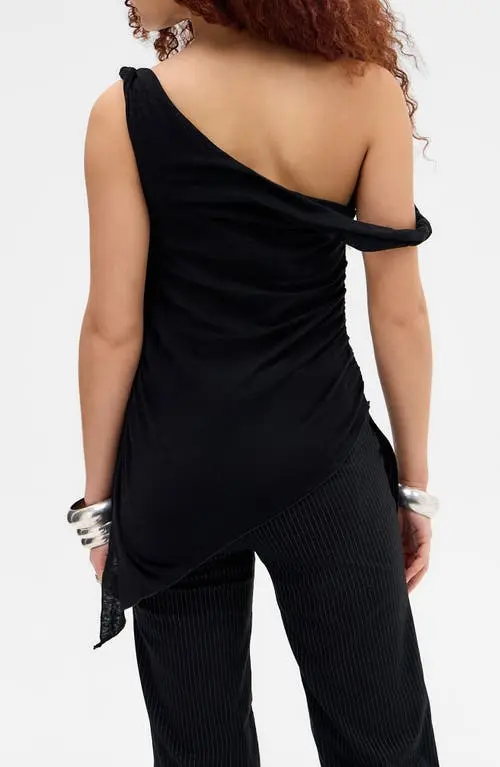 BDG URBAN OUTFITTERS Peggy Asymmetric One-shoulder Knit Top