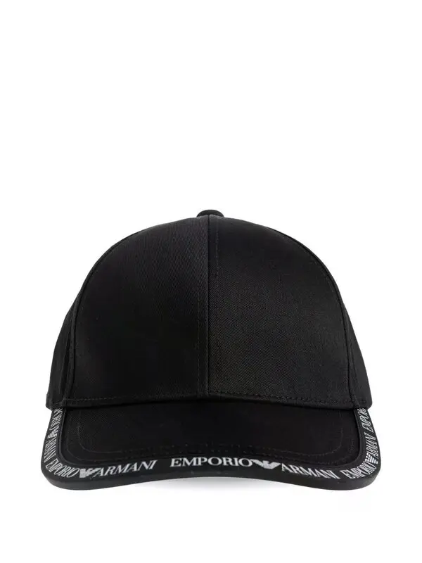 Emporio Armani Logo Cap - Black