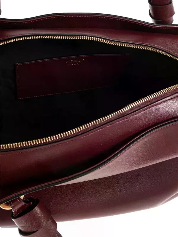 NEOUS Aries Leather Tote Bag - Red