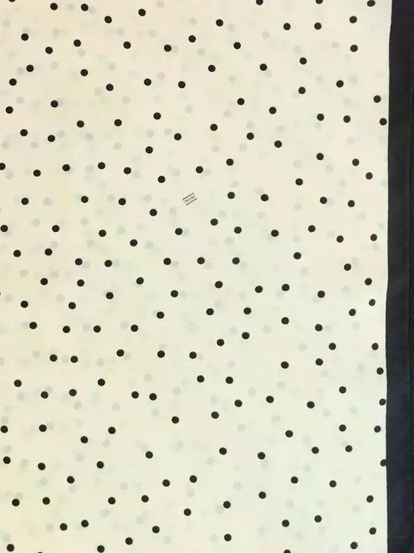 BY MALENE BIRGER Poula Polka-dot Border Scarf - Neutrals