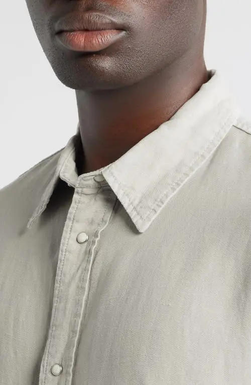 FRAME Classic Front Snap Shirt