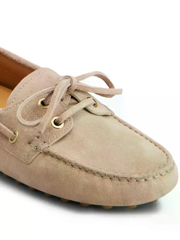 TOD'S Gommino Lace-up Loafers - Neutrals